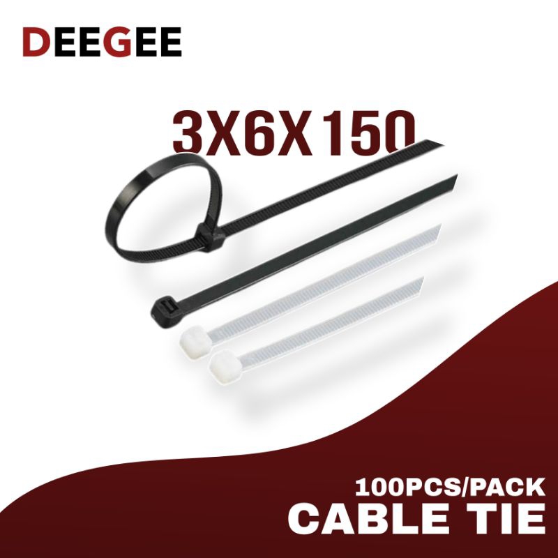 Fiber Cable Tie black 5mm | Shopee Philippines