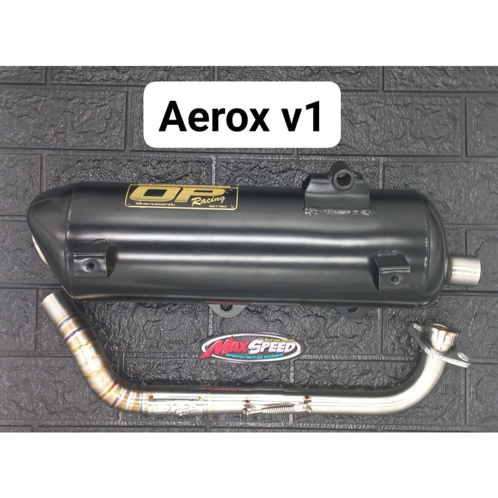 OP RACING POWER PIPE FOR AEROX V1, MADE BY OPBR EXHAUST THAILAND, MADE ...