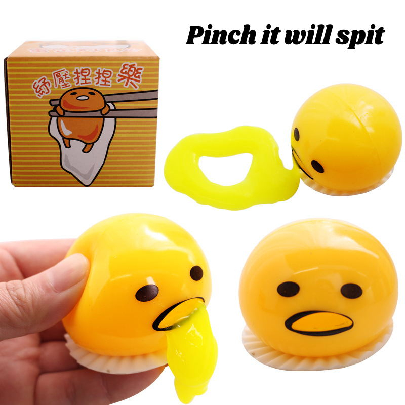 Egg Yolk Stress Ball Anti Stress Egg Toy Lazy Egg Toy Lootbag Filler ...