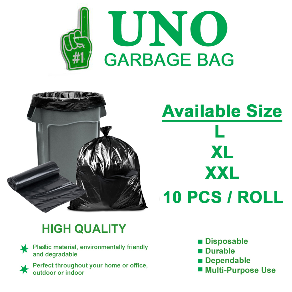 Uno Garbage Bag / Trash Bag (All Sizes) | Shopee Philippines