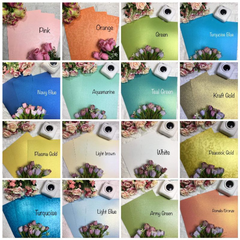 MMS♥️ 5x7inch(5R) Design 1 Trifold Die Cut Invitation cover | Shopee ...