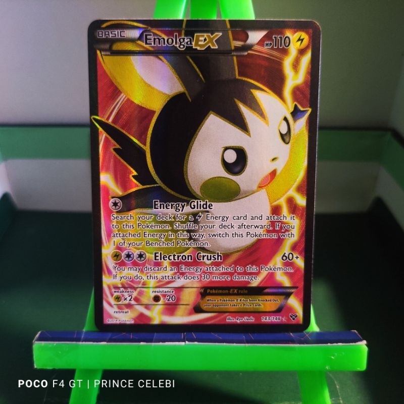 Pokemon TCG - Emolga EX Full Art | Shopee Philippines