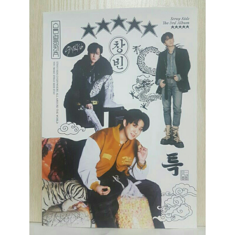 Stray Kids Changbin 5 Star Official OOTD Mini Poster | Shopee Philippines
