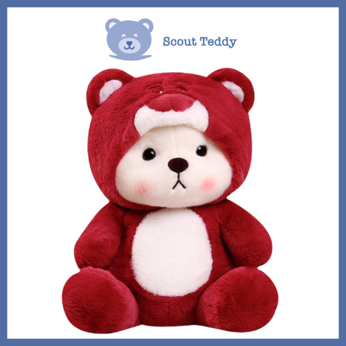 Giant Teddy Bear with Hoodie: 60cm (2 ft), 45cm (1.5 ft); Cute Stuffed ...