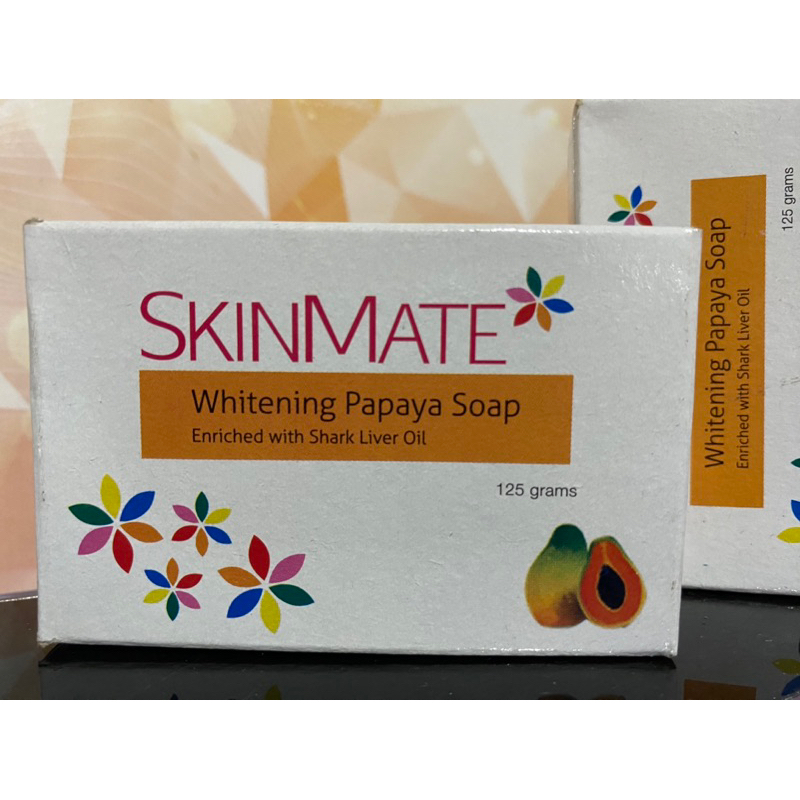 ORIGINAL SKINMATE WHITENING PAPAYA SOAP 125g | Shopee Philippines