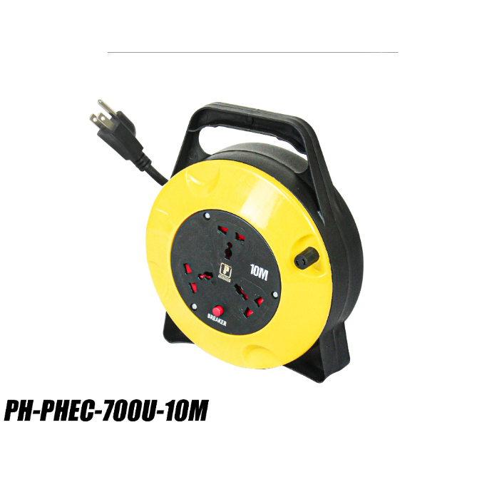 POWERHOUSE Electric Extension Wheel 10M 30M Universal Outlet Socket ...
