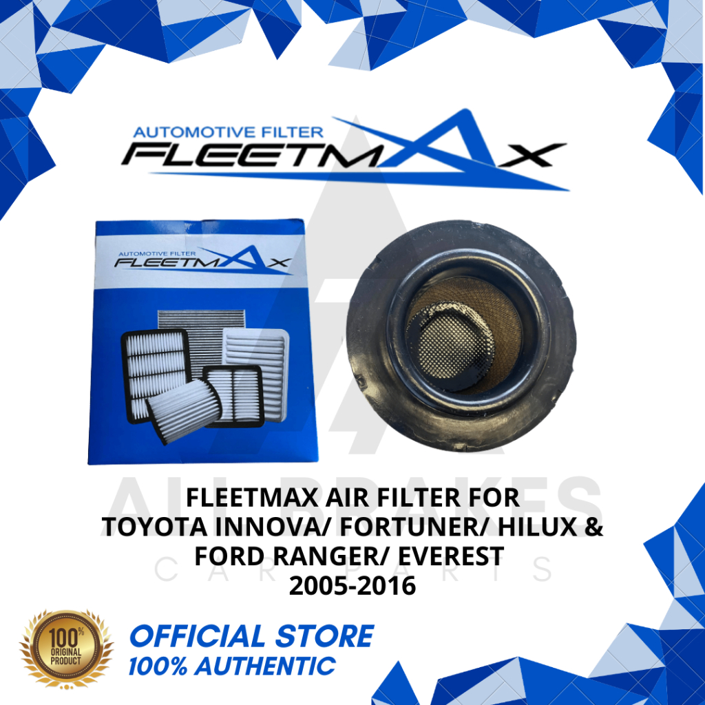 Fleetmax Air Filter for Toyota INNOVA/ FORTUNER/ HILUX & FORD RANGER ...