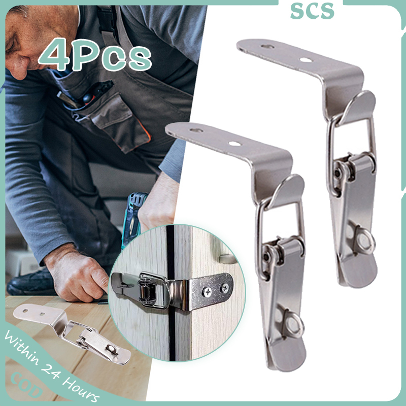 4pcs 90 Degrees Duck-mouth Buckle Spring Loaded Toggle Lock Clasp Tool ...