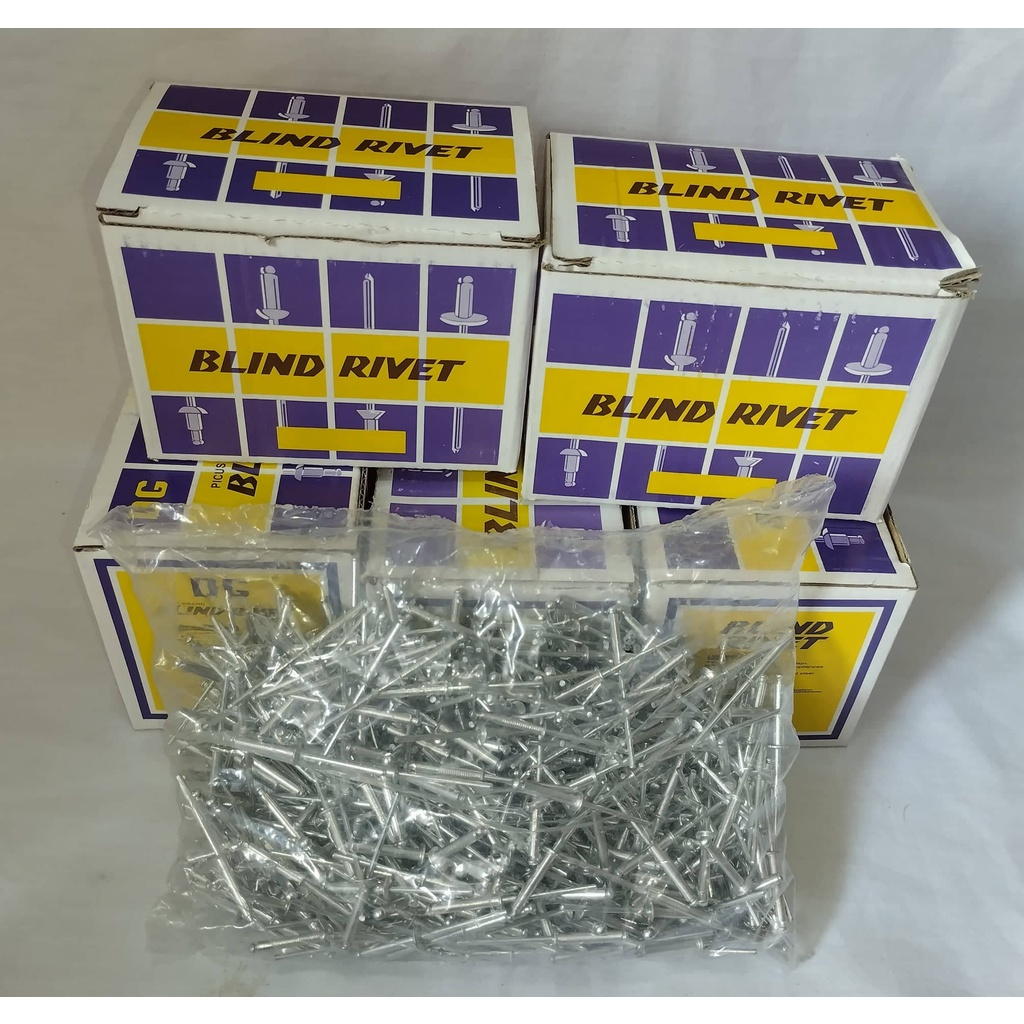 ALUMINUM BLIND RIVETS 3/16 PER BOX | Shopee Philippines