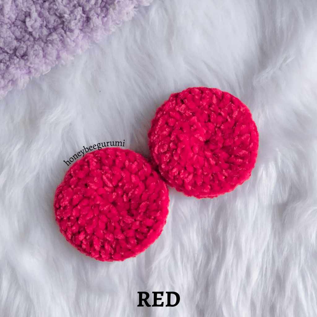 SOFT VELVET CROCHET HEADSET COVER 6 cm 2.5 inches Mic Cover Foamies ...