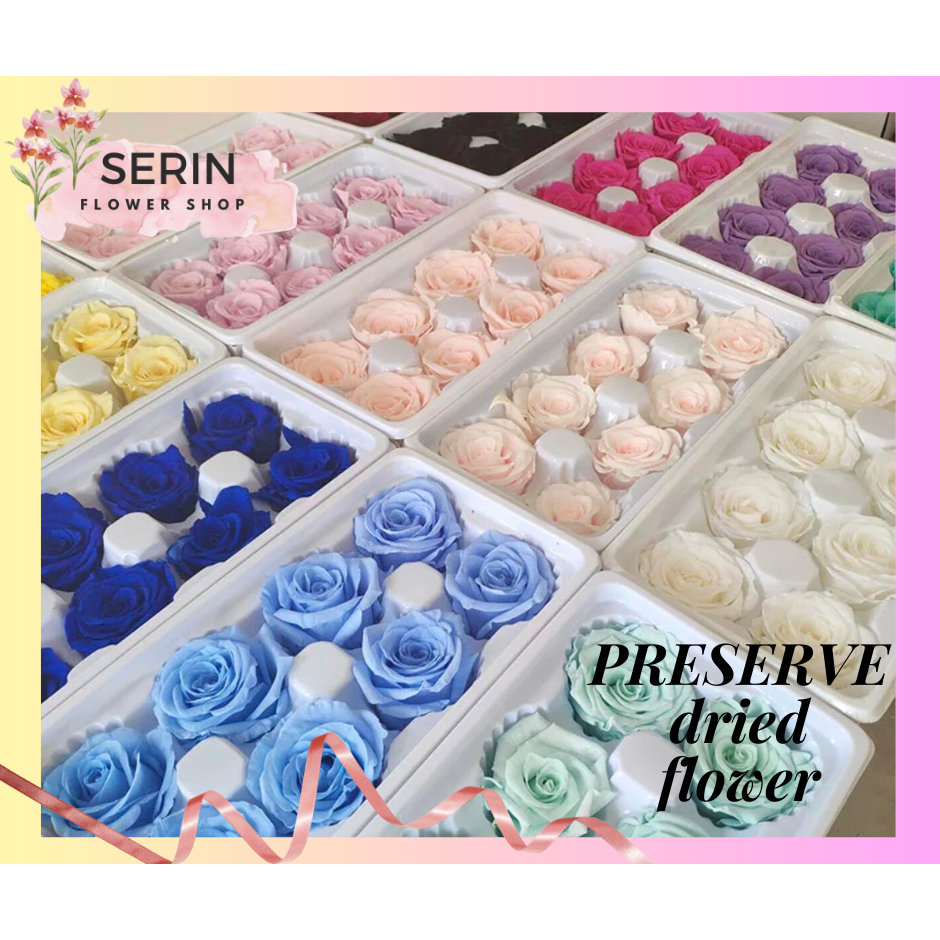 8pcs Preserved Rose Red 8pcs per box/Everlasting Rose(home décor ...
