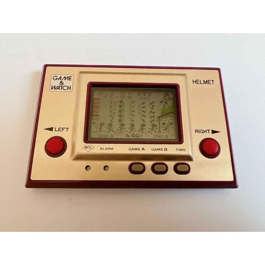 NINTENDO GAME AND & WATCH Helmet 1981 Direct From Japan Very Rare ...