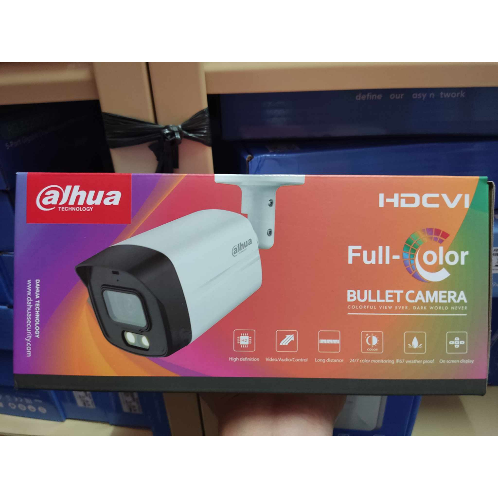 Dahua | HFW1239TN-LED | 2M Full-color Starlight HDCVI Bullet CCTV ...