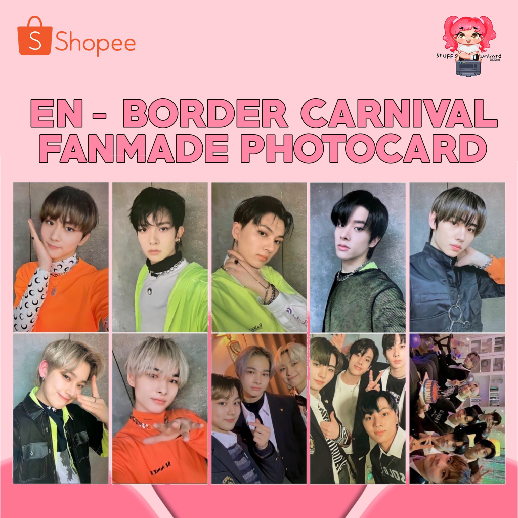 EN- GENE BORDER CARNIVAL FANMADE PHOTOCARD | Shopee Philippines