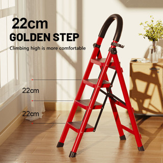 3/4/5/6 Step Ladder Foldable Aluminum Hagdanan heavy duty Step ladder ...