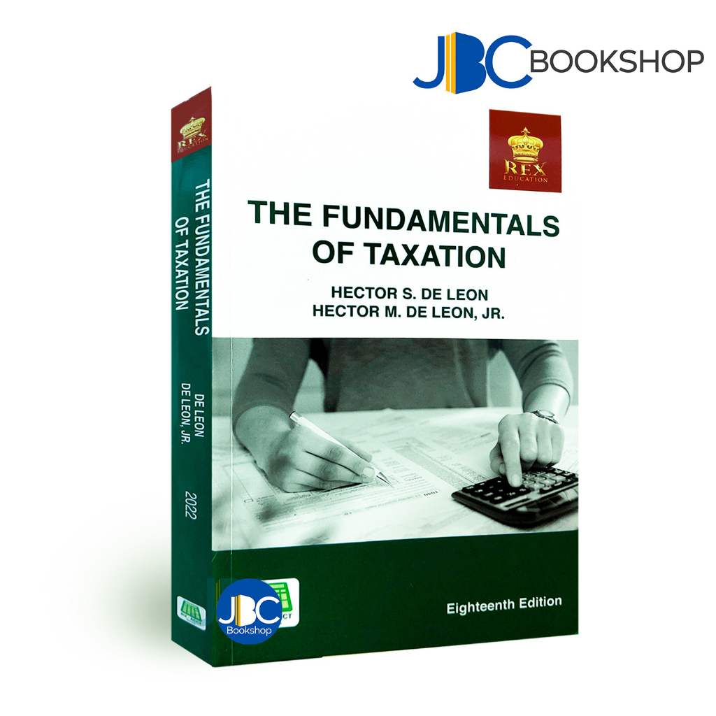 The Fundamentals of Taxation 2022 Edition by Hector De Leon & De Leon | Shopee Philippines
