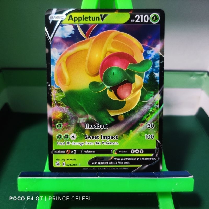 Pokemon TCG - Appletun V | Shopee Philippines