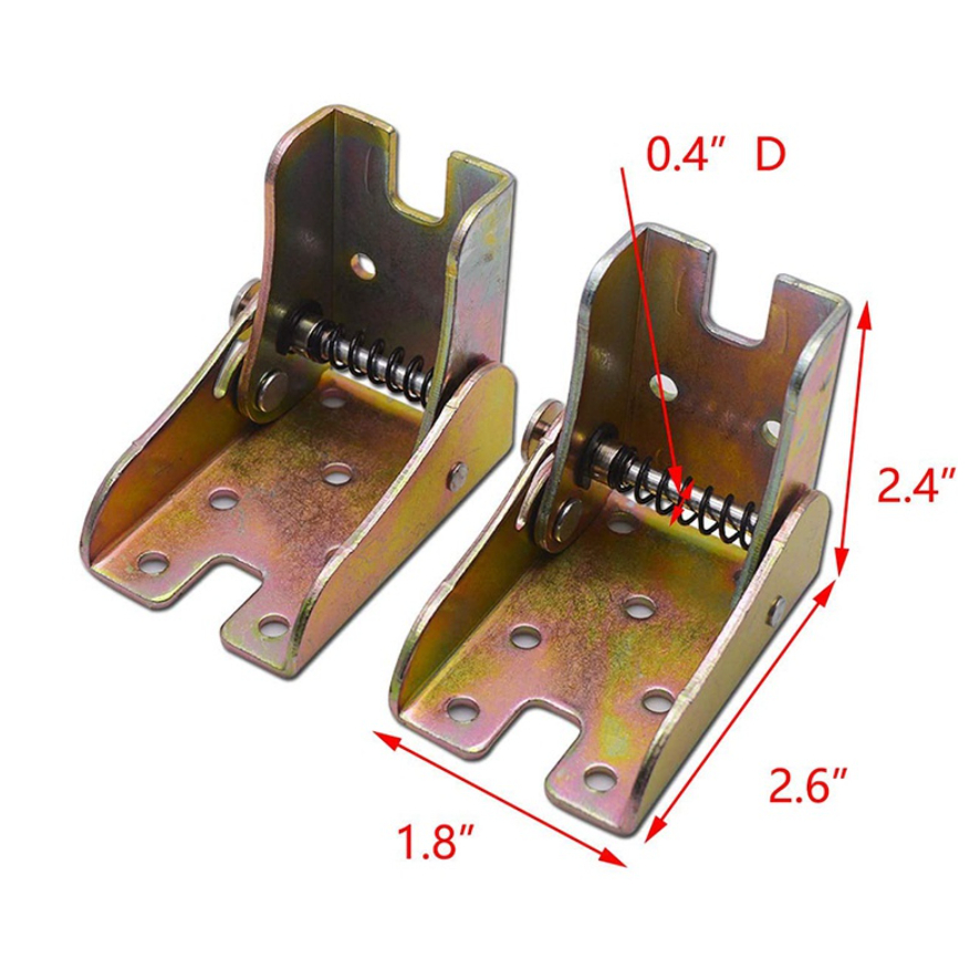 4Pcs Chair Tables Foldable Steel Workbench Feet Self-Locking Furniture ...