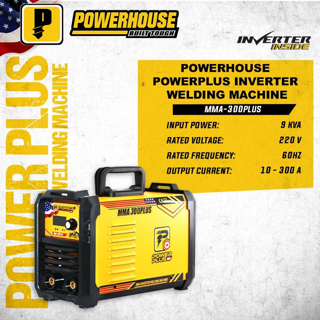 Powerhouse Powerplus MMA Inverter Welding Machine 200A 250A 300A ARC ...