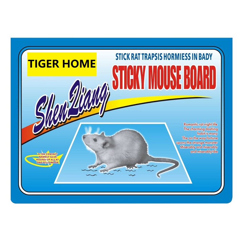 TIGER HOME COD Large Mouse rat Sticky Mice Rodent Glue Board Bait Trap ...