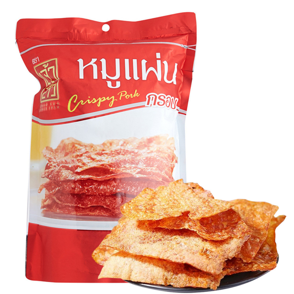 Chao Sua Snack Thai Crispy Pork No MSG -70g | Shopee Philippines