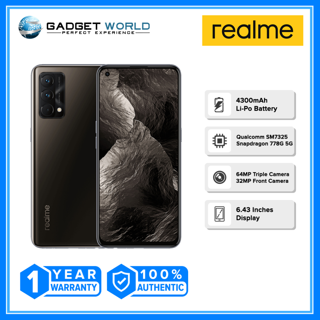 Realme GT Master 5G 6GB RAM + 128 GB ROM | 6.43" | Snapdragon 778G 5G ...