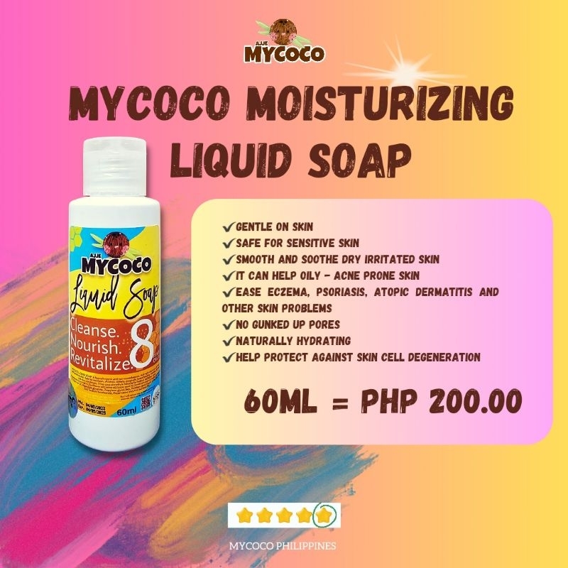MYCOCO LIQUID SOAP (60ml) | Shopee Philippines