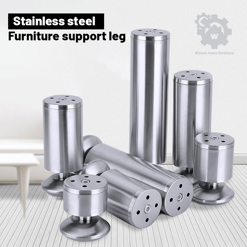(1PCS+ screws) Furniture Legs Black Metal Home Thread Sofa Furniture ...