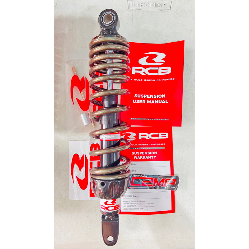 RCB Mono shock A2 series Honda Click 125 and 150 V1, V2 330mm can also ...