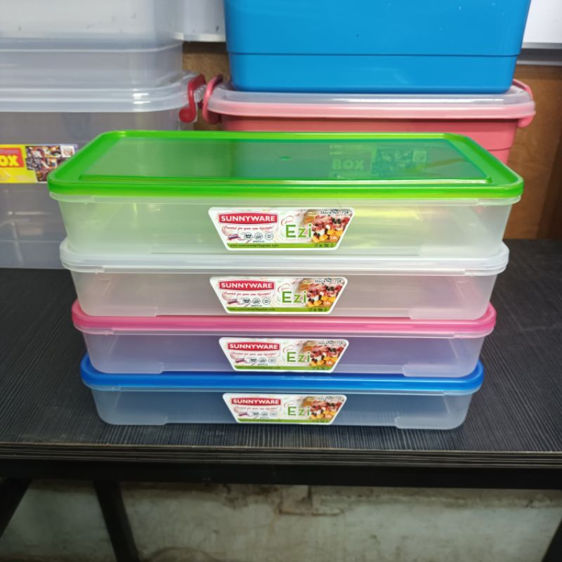 1.8L SUNNYWARE EZI FOOD KEEPER / TUPPERWARE / RECTANGULAR BOX / FOOD ...