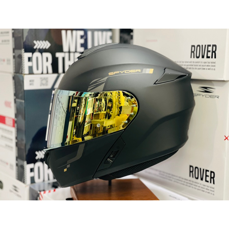 SPYDER ROVER S0 V2 Modular Dual Visor Helmet with Free Clear Visor ...