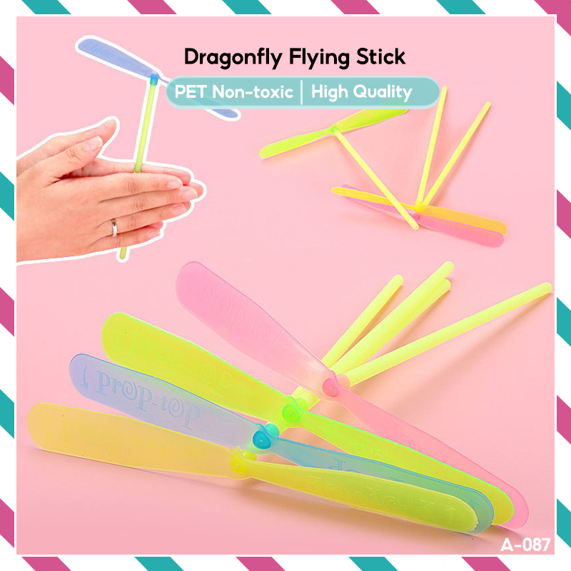 Hand Push Flying Propeller Sports Game Toy Flying Stick Outdoor game ...