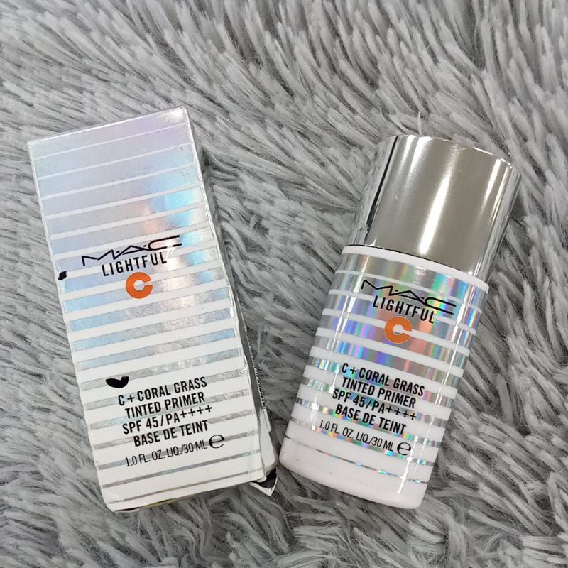 AUTHENTIC MAC LIGHT C + CORAL GRASS TINTED PRIMER SPF45/PA++++ | Shopee ...