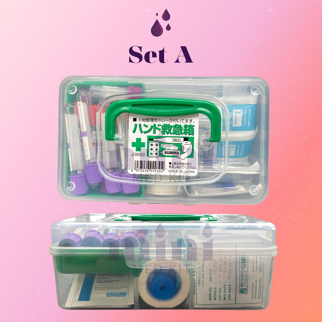 Mini MedKit Phlebotomy Kit Tackle Box Mini With Complete Set | Shopee ...