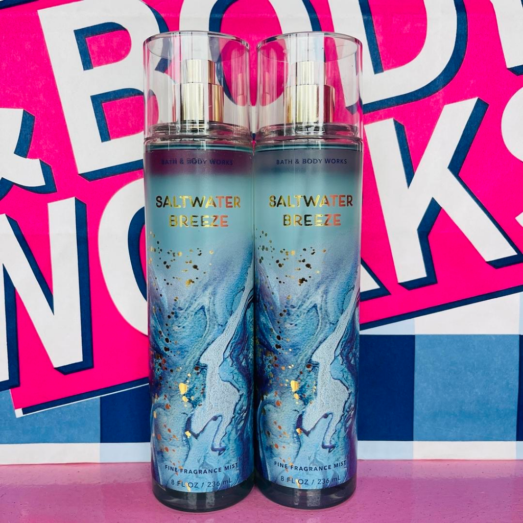 Bath & Body Works Fragrance Mist - Saltwater Breeze 236ml | Shopee ...