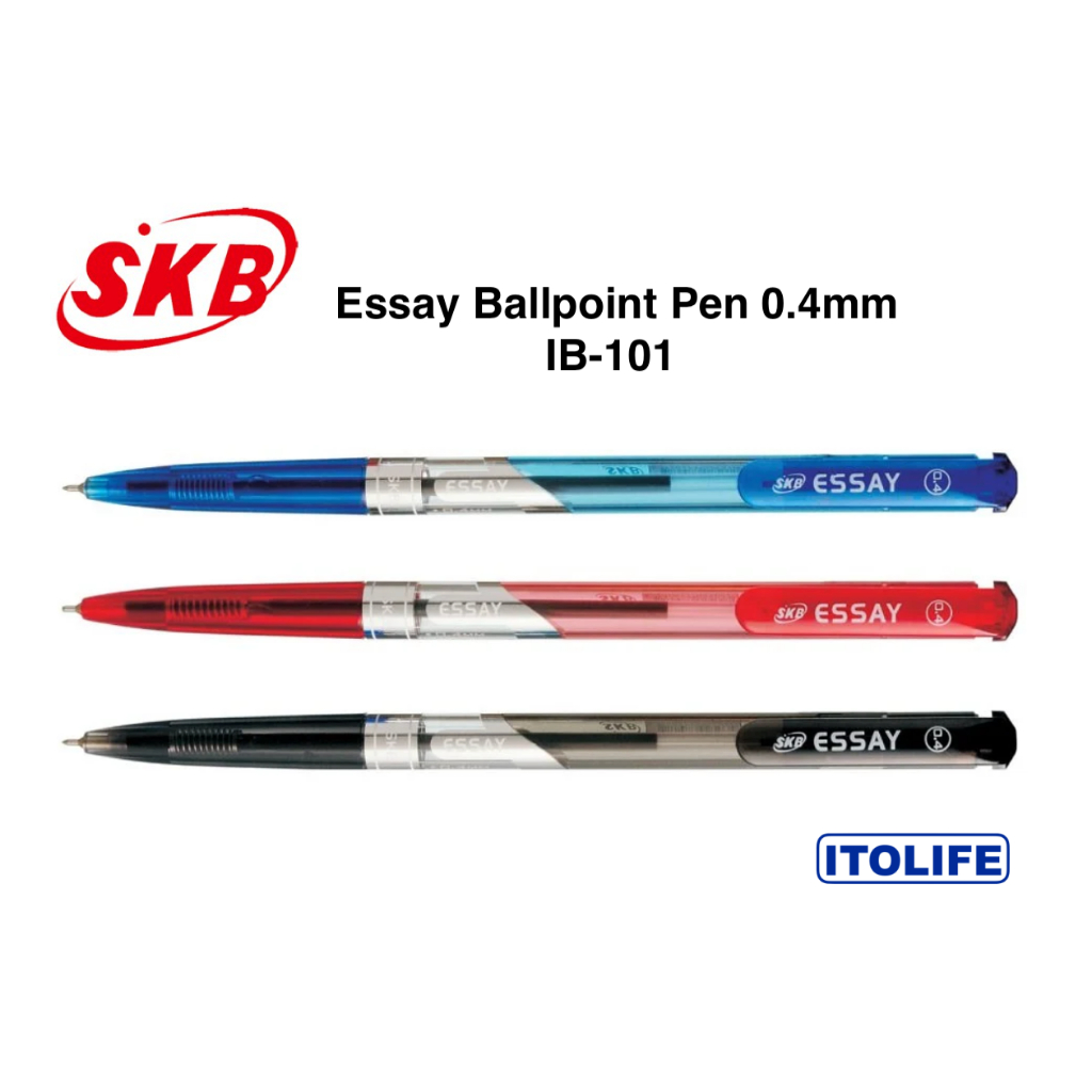 SKB Essay Ballpoint Pen 0.4mm IB-101- 1pc | Shopee Philippines