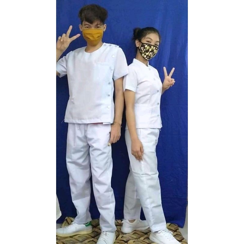 nursing uniforms for women with chest pocket | Shopee Philippines