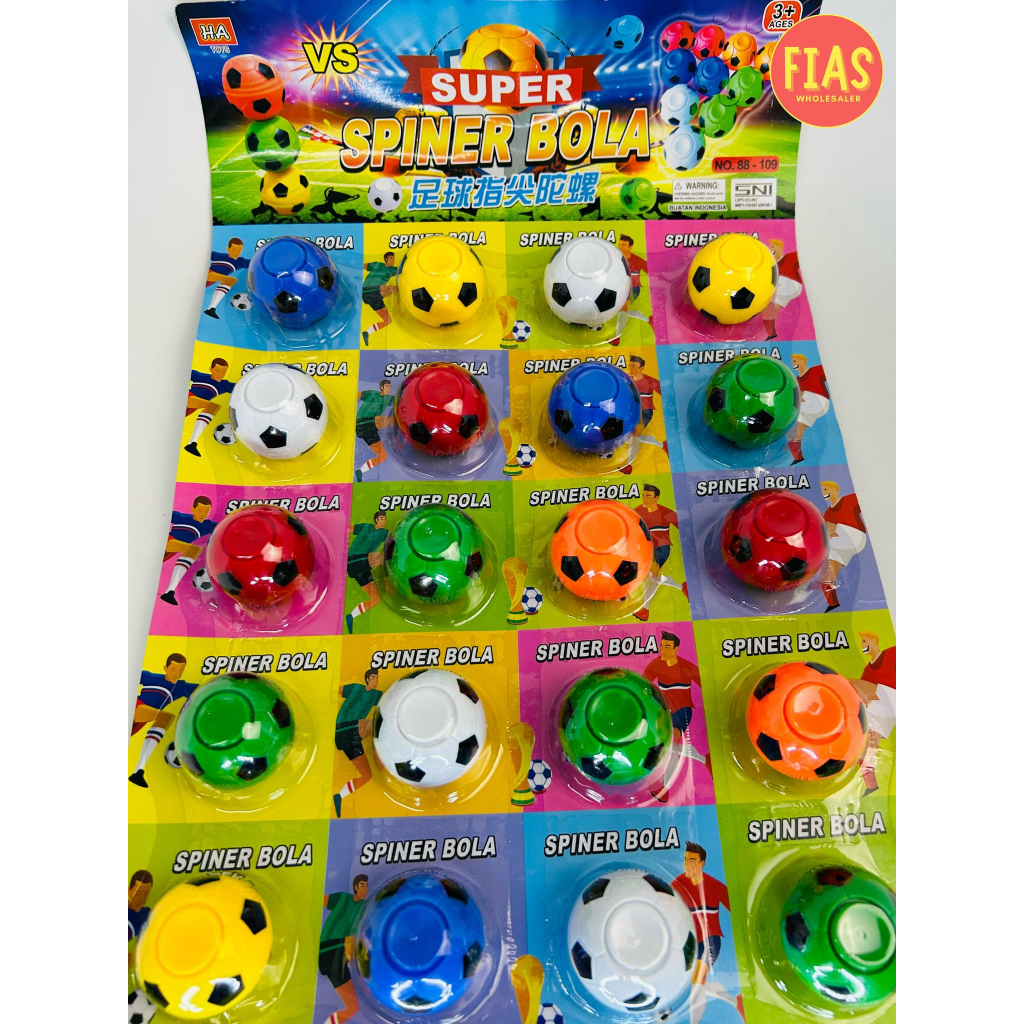 20 Pieces Spinner Bola Toy / Wholesale Paninda / Lootbag Filer | Shopee ...