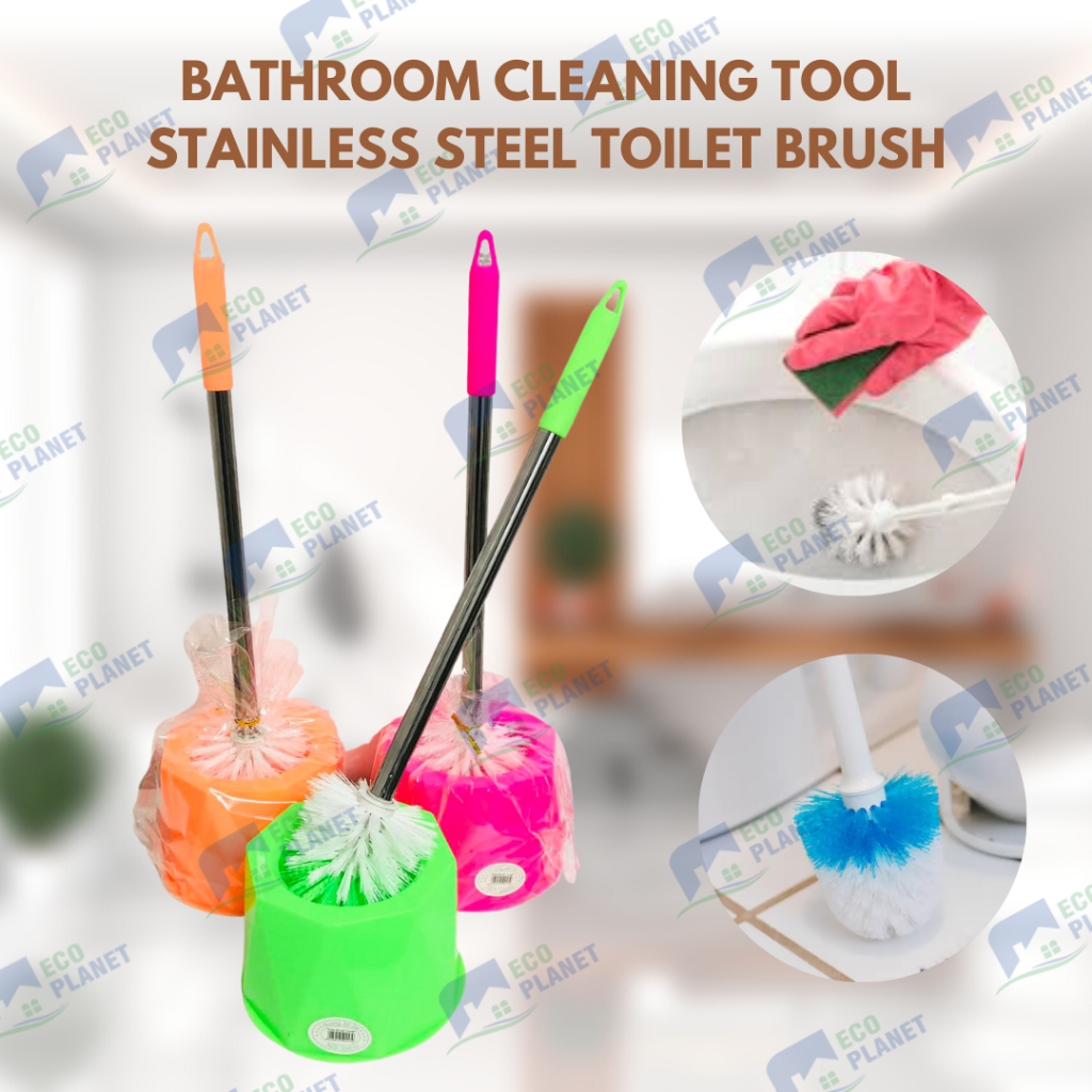 Ecoplanet Bathroom Cleaning Tool Stainless Steel Toilet Brush Toilet ...