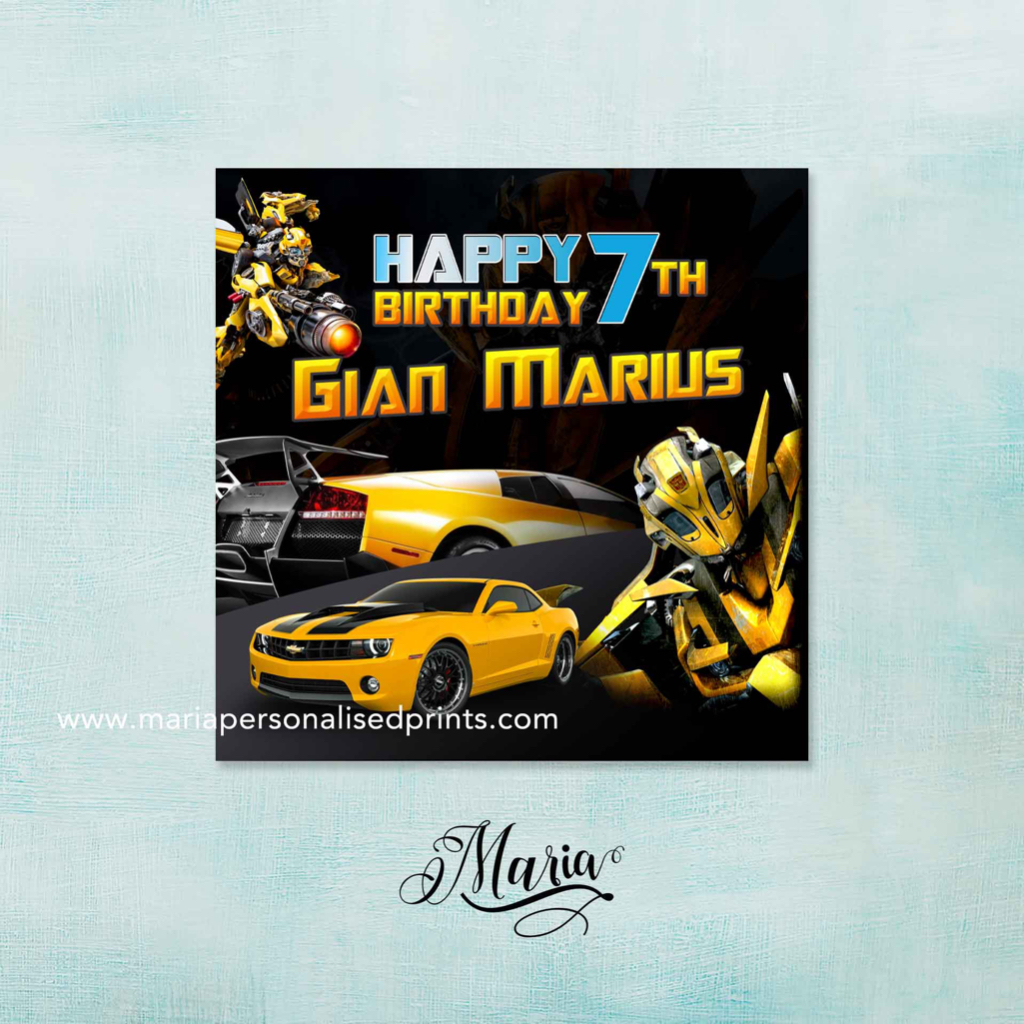 Bumblebee Birthday Banner Backdrop | Shopee Philippines