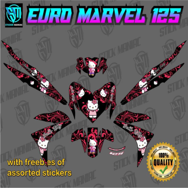 Euro Marvel decals sticker, Laminated | Shopee Philippines