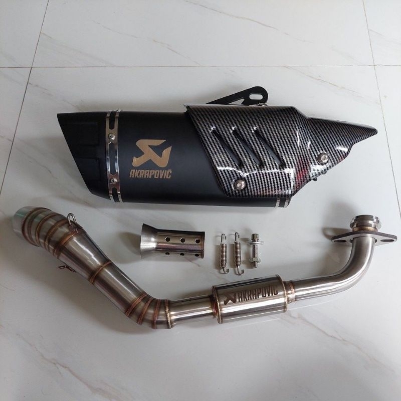 YAMAHA AEROX V1 V2 / NMAX V2 V2.1 M1 AKRAPOVIC MUFFLER ( THAILAND MADE ...