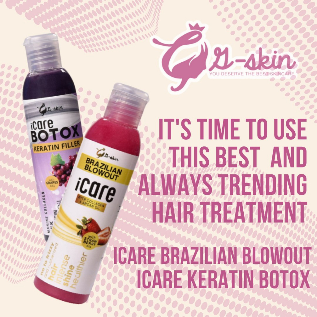Icare Brazilian Blowout Hair Treatmeant & Icare Botox Keratin Filler ...