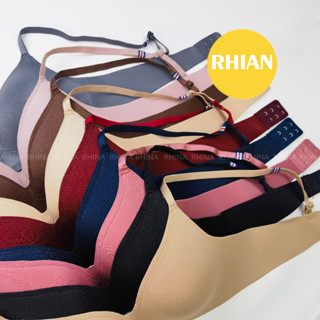 Rhian korean women no wire tshirt bra plus size sexy wireless push up ...