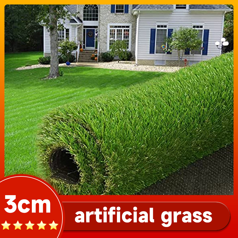 Waterproof Solid Grass Design Indoor/Outdoor 2m*4m Modern Outdoor ...