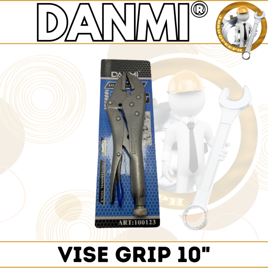 Jrshopeeph Danmi Vise Grip 10 Inches Hard Steel Heavy Duty Gripping ...