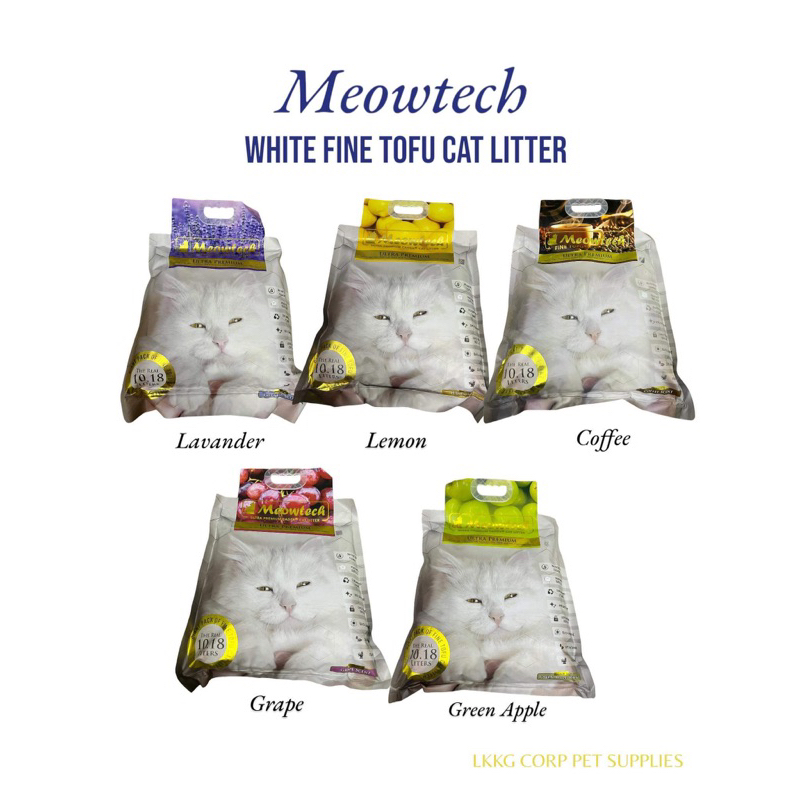 Meowtech Fine Tofu Cat Litter 10.18L | Shopee Philippines