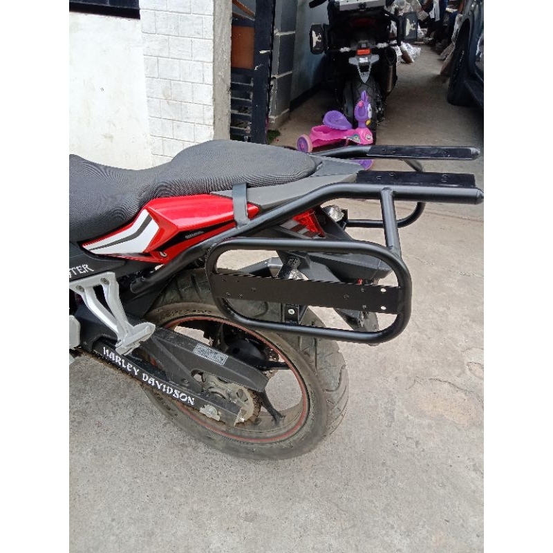 RUSI SIGMA 250 - TOP BOX BRAKET WITH SIDE PANNIER(heavy duty)powder ...
