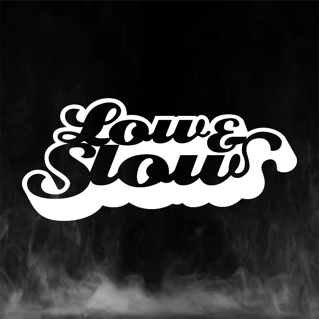 ORIGINAL LOW & SLOW decal sticker cutout for car , motorcycle and more ...