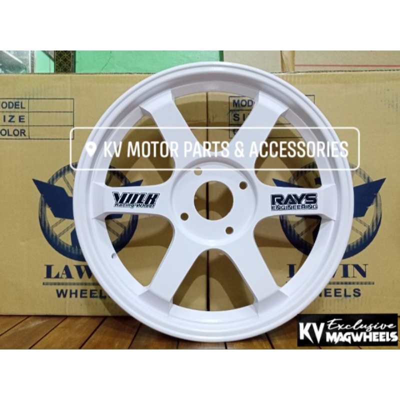VOLK RAYS Sidecar Magwheels 17" | Shopee Philippines